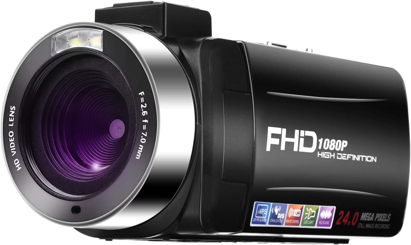 Camescope Caméscope 4K Ultra HD WiFi Camescope de Vision Nocturne à ...