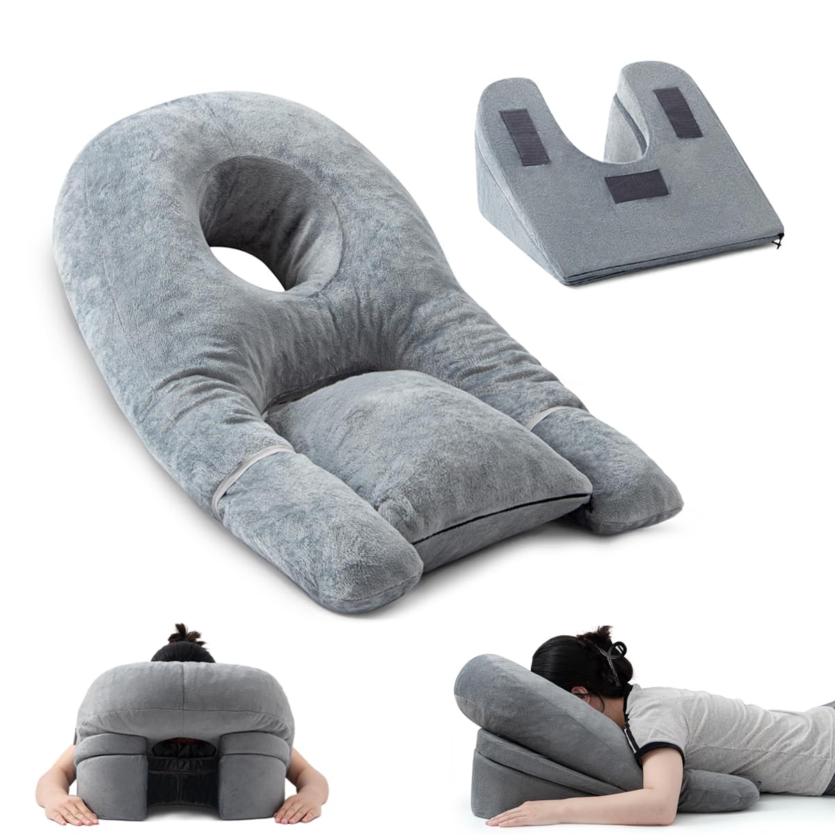Face Down Pillow After Eye Surgery - Adjustable Prone Pillow for ...