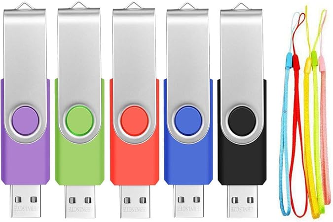 5 Pack 16GB Memory Sticks USB Flash Drive - Swivel 16: Amazon.co.uk ...