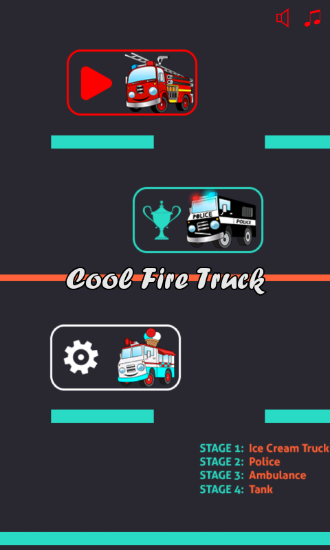 Cool Fire Truck Games for Kids: Driving down the highway:Amazon.com ...