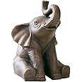 Amazon.com: Happiness Good Luck Elephant Statue Home Garden Decor Zen ...