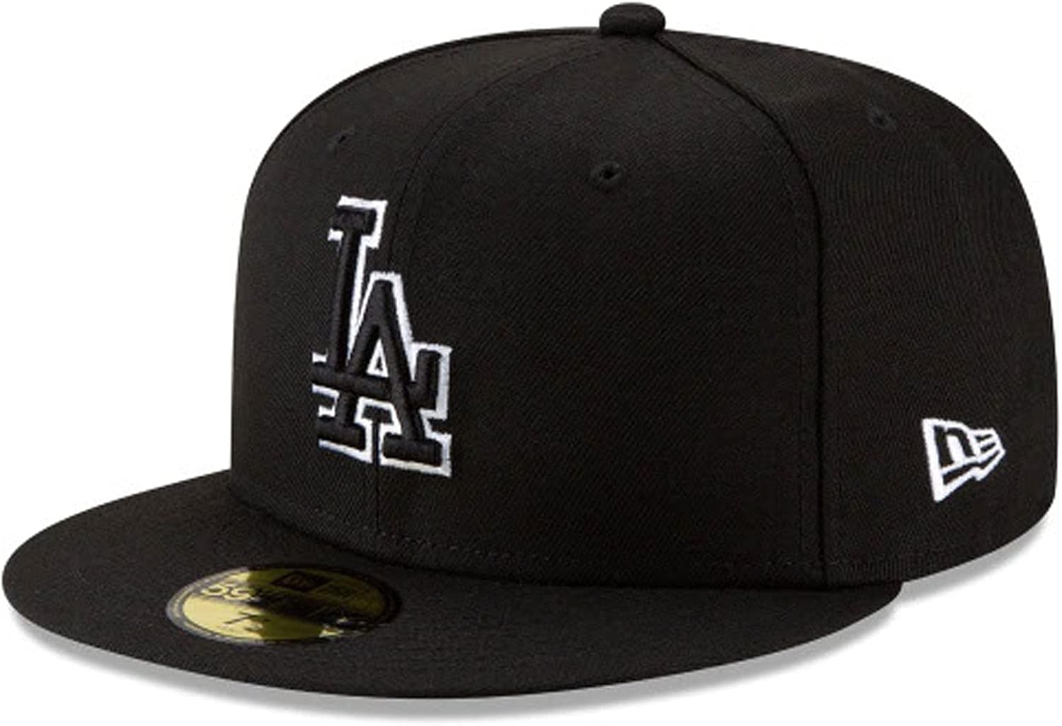 New Era Men s MLB Los Angeles Dodgers Basic 59Fifty Fitted Hat Black