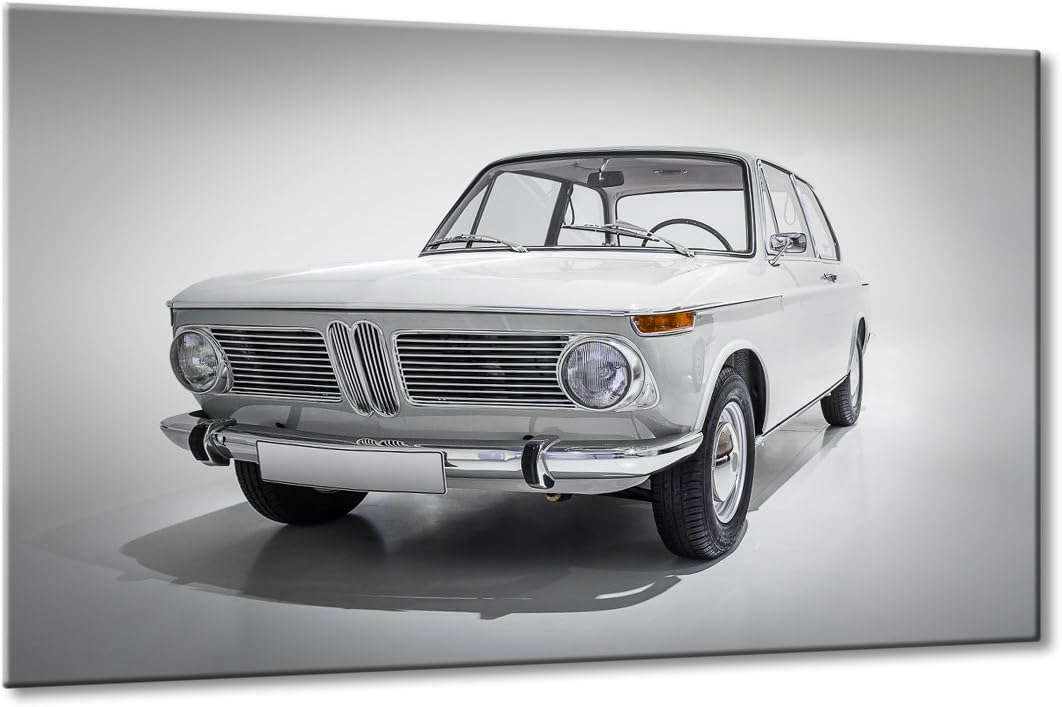 BMW 3er 3 1600 1966 Oldtimer Klassiker Weiß Wandbild Art Retro | Aus ...