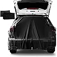 Car Camping Net,Breathable Mesh Car Tent with Two-Way Zipper ，SUV MPV ...