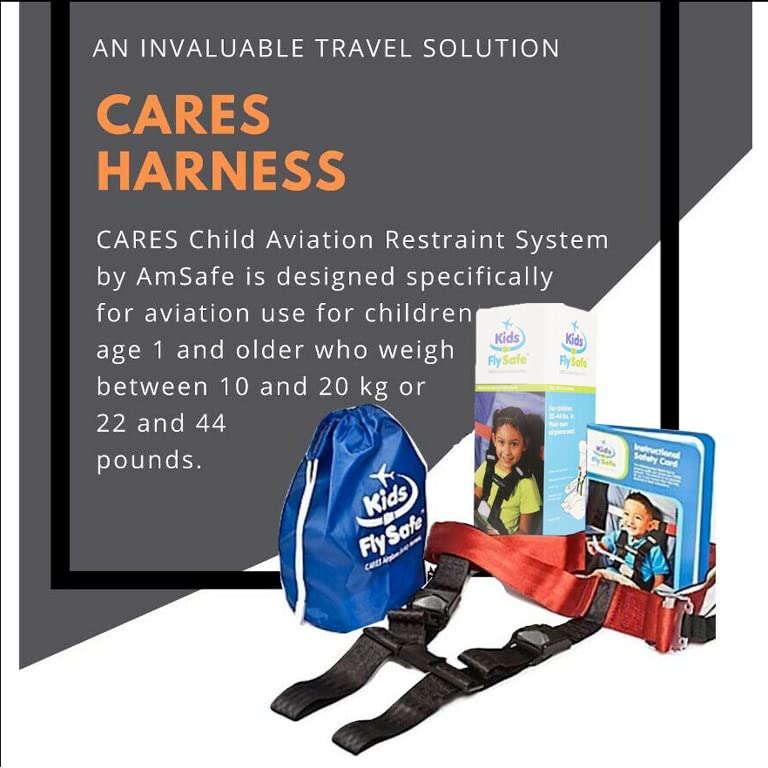 Mua Cares Airplane Safety Travel Harness For Kids - Toddler Travel ...