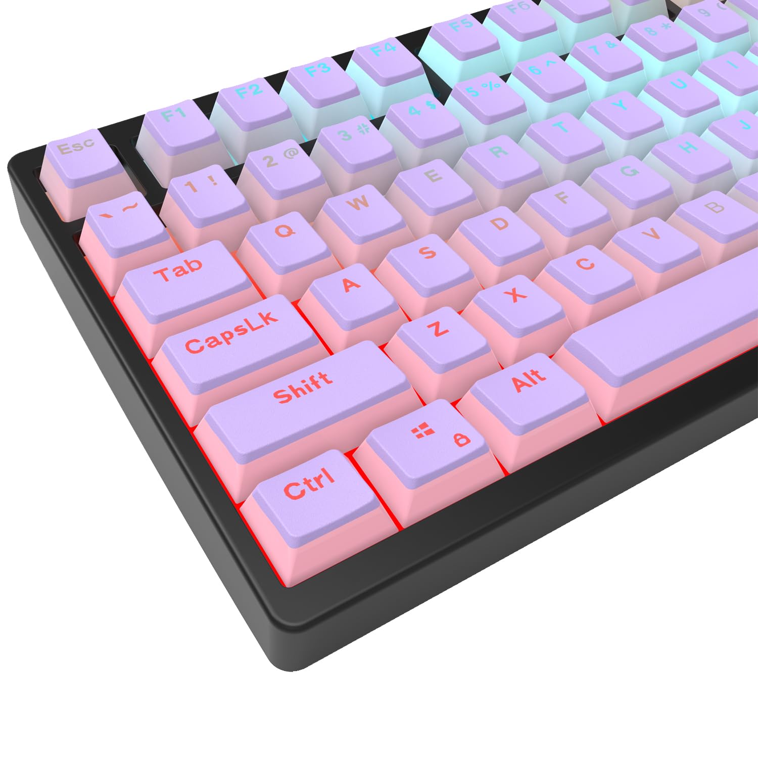 Mua IOAOI Pudding Keycaps PBT Keycaps 129 Keys Custom Keycaps Set ...