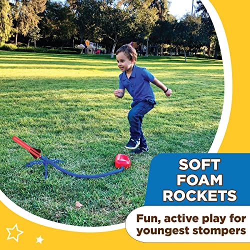 Stomp Rocket Original Jr. Rockets Launcher for Kids - Soars 100 Ft - 8 ...