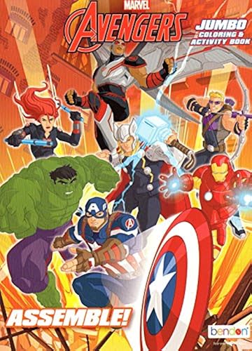 Marvel Avengers Assemble Jumbo Coloring and Activity Book - Assemble in ...