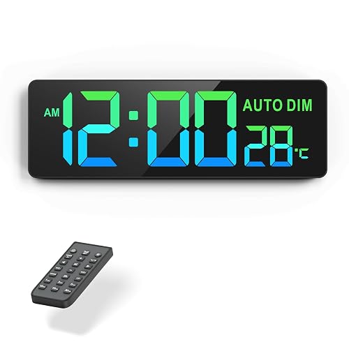 REACHER 16.5" Large Digital Wall Timer Clock with Countdown Timer, Auto ...