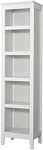 Amazon.com: Threshold Carson Narrow Bookcase White: Furniture & Decor