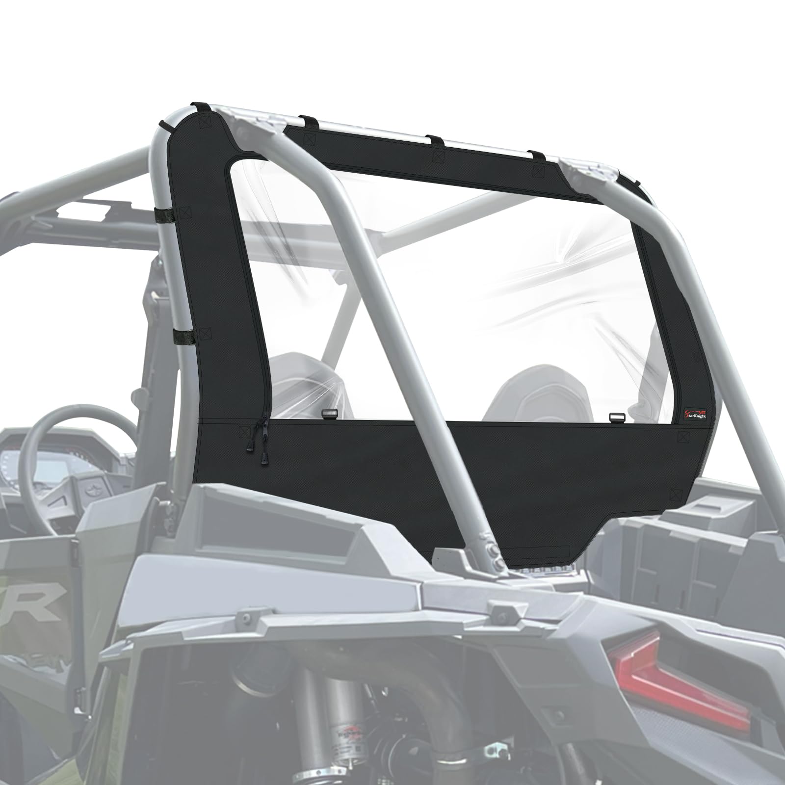 StarknightMT RZR Rear Soft Window Compatible with Polaris RZR XP 1000/4 ...