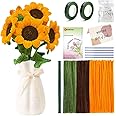 Amazon.com: 529pcs Fluffy Pipe Cleaners Bulk Golden Yellow Pipe ...