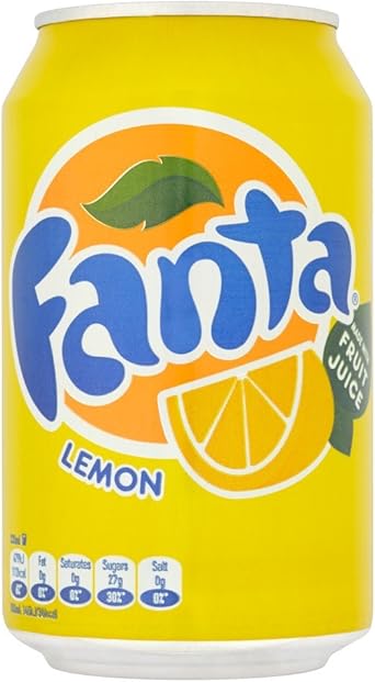 Fanta Lemon 330ml (Pack of 24): Amazon.co.uk: Grocery