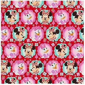 Amazon.com: Disney Minnie Mouse - Christmas Wrapping Paper 70 Sq Feet ...