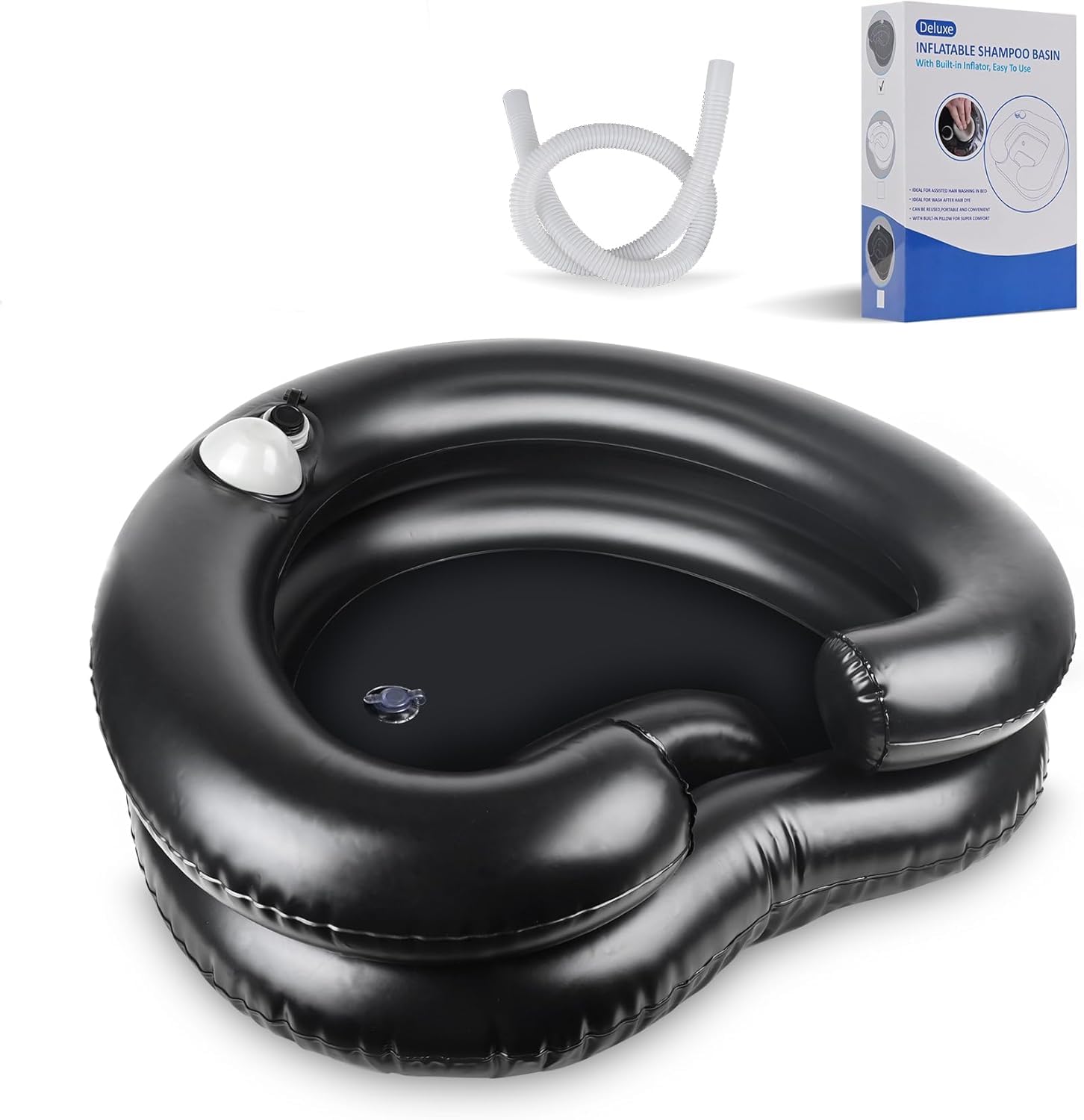 Inflatable Hair Washing Basin for Bedridden - Wash Hair in Bed with ...