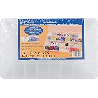 Amazon.com: Darice No-Spill Plastic Bead Organizer – Craft Supply ...