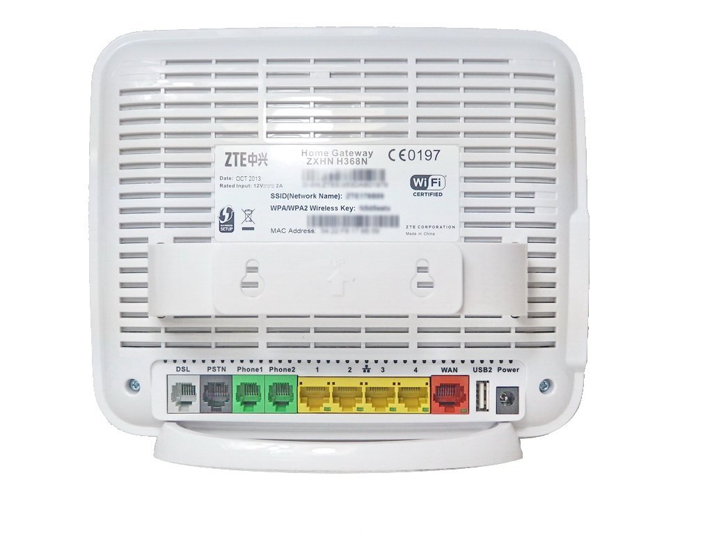 ZTE H368N VDSL/ETH WAN/3G All Gigabit Ports VoIP/USB Wireless Router ...