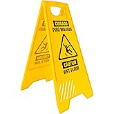 Livingreen Señalamiento de Piso mojado Plegable y Fácil de colocar ...