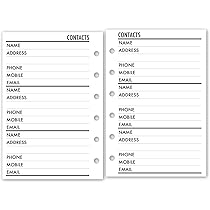 lowest prices around 3.74 by 6.73 inches Personal size Contacts Address ...