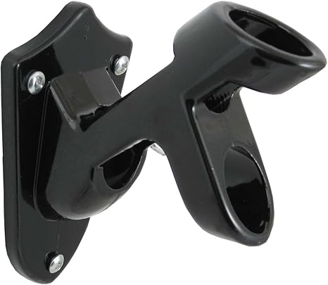 Amazon.com : Flagtrends 2 Position Black Metal Flag Holder Bracket ...