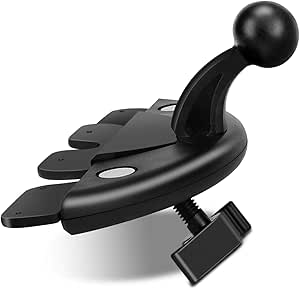 Amazon.com: MvToe GPS Mount CD Slot GPS Car Mount Holder Base-for ...