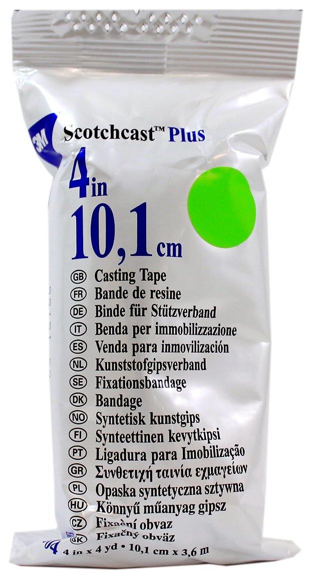 Amazon.com: 3m 82004V ScotchCast Plus Casting Tape 4" x 4 Yards ...