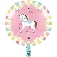 Amazon.com: Creative Converting Carousel Horses 10-Count Metallic Round ...