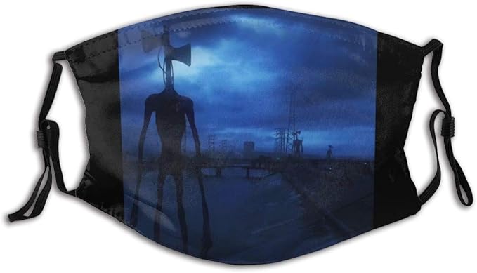Amazon.com: Siren Head Face Mask Reusable Breathable Face Covering for ...