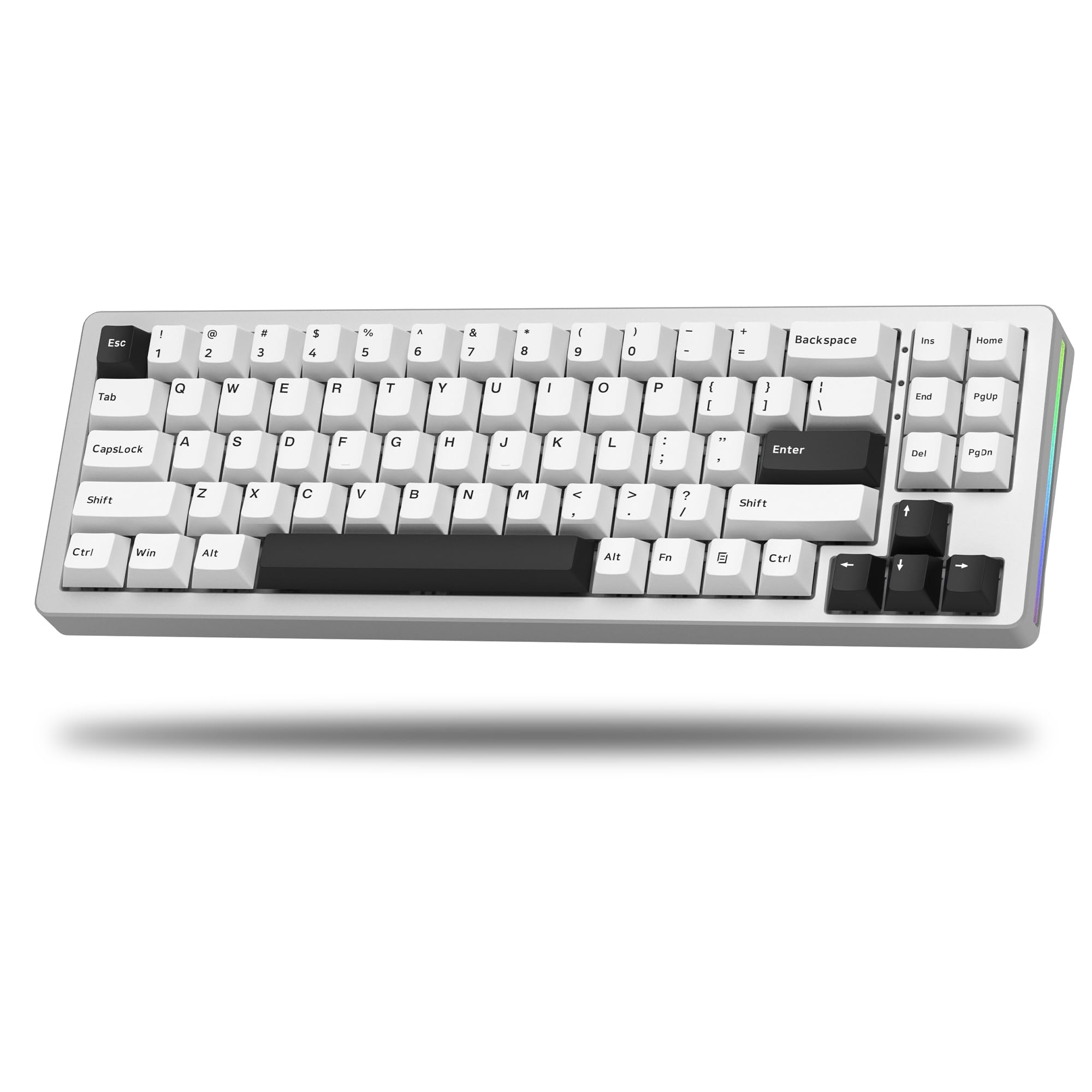 Mua Womier SK71 75% Gaming Keyboard, Aluminum Alloy Shell Wireless Mechanical Creamy Keyboard ...