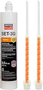 Amazon.com: Simpson Strong-Tie SET-3G10 High-Strength Epoxy Adhesive ...