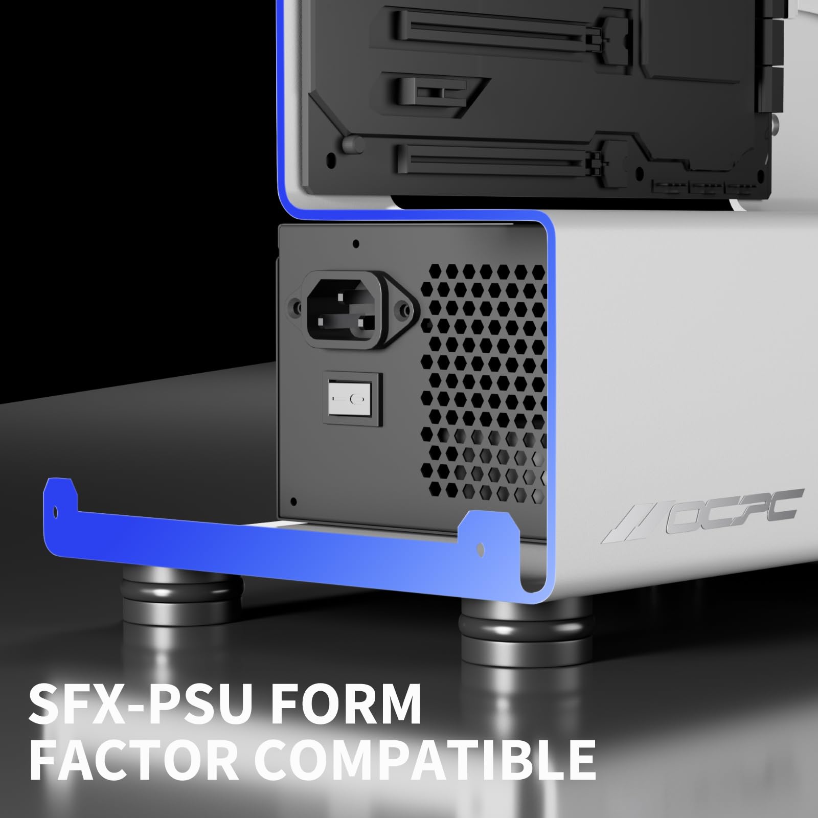 Mua OCPC Hydra Italy Mini-ITX Open Air PC Case (White) – Stainless ...