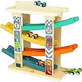 Amazon.com: TOP BRIGHT Car Ramp Toys , Race Track Car Toy for Toddler ...