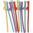 Amazon.com: Party Pecker Straws 10pk - 5 Asst Colors : Health & Household