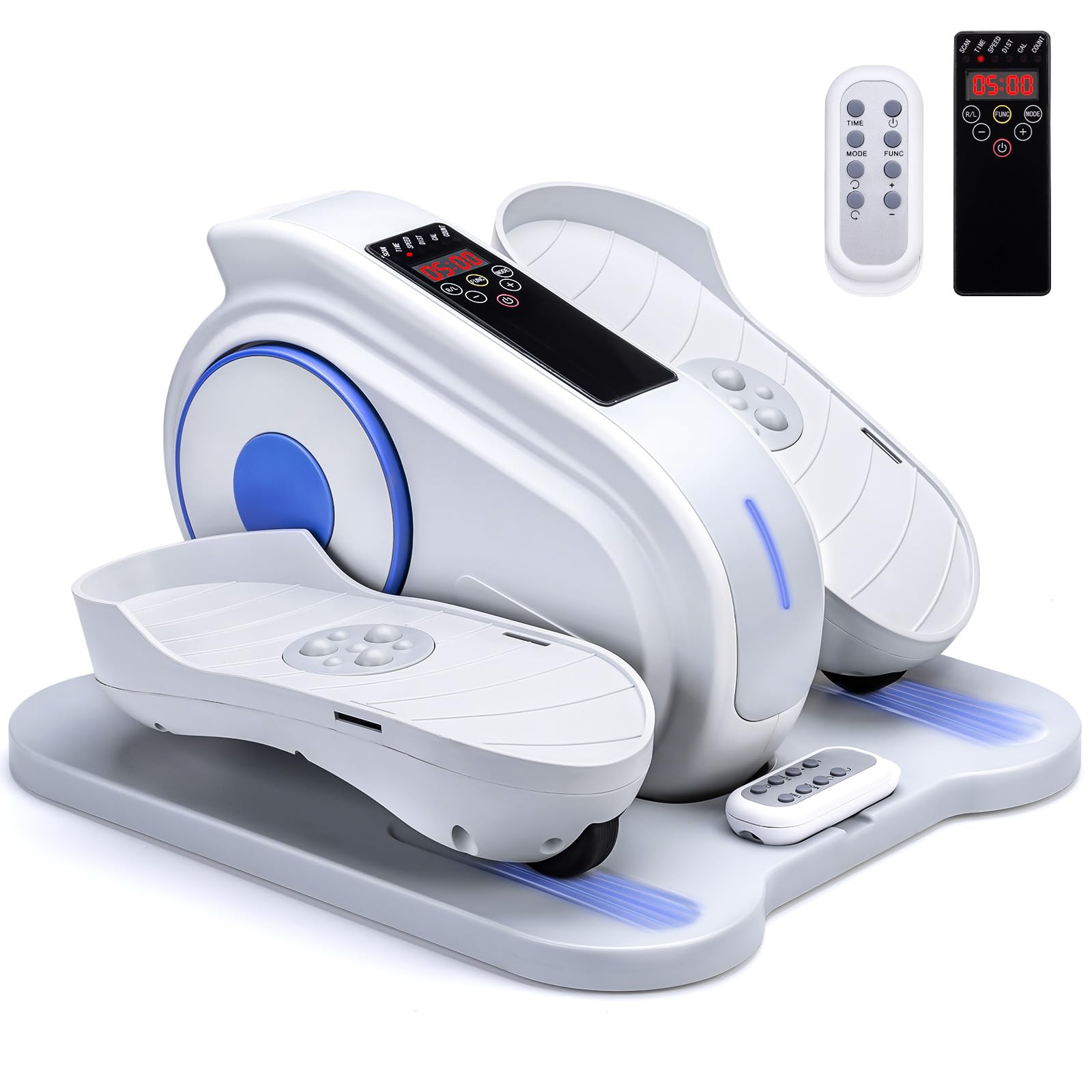 Under Desk Elliptical Machine, Ellipse Leg Exerciser for Seniors Fully ...