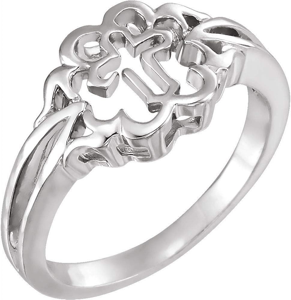 DiamondJewelryNY Religious Rings, Cross Chastity Rings|Amazon.com