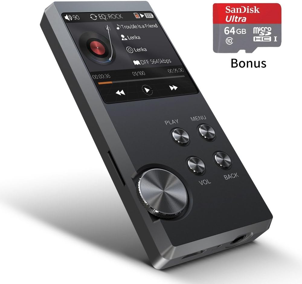 Reproductor de MP3 de alta resolución, Reproductor de música digital de ...
