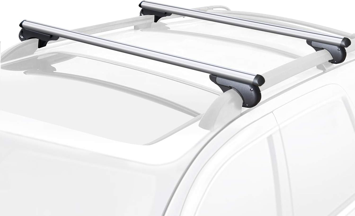 Amazon.com: FIVKLEMNZ 49” Roof Rack Cross Bars Set, One Pair Adjustable ...