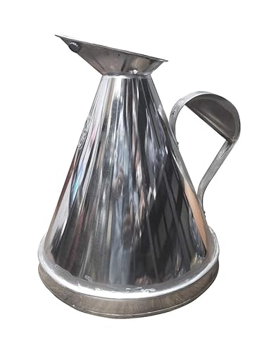 AXL's Conical Measuring Jar for Petrol Pump - 5 Litres - Brass/Steel/GI ...