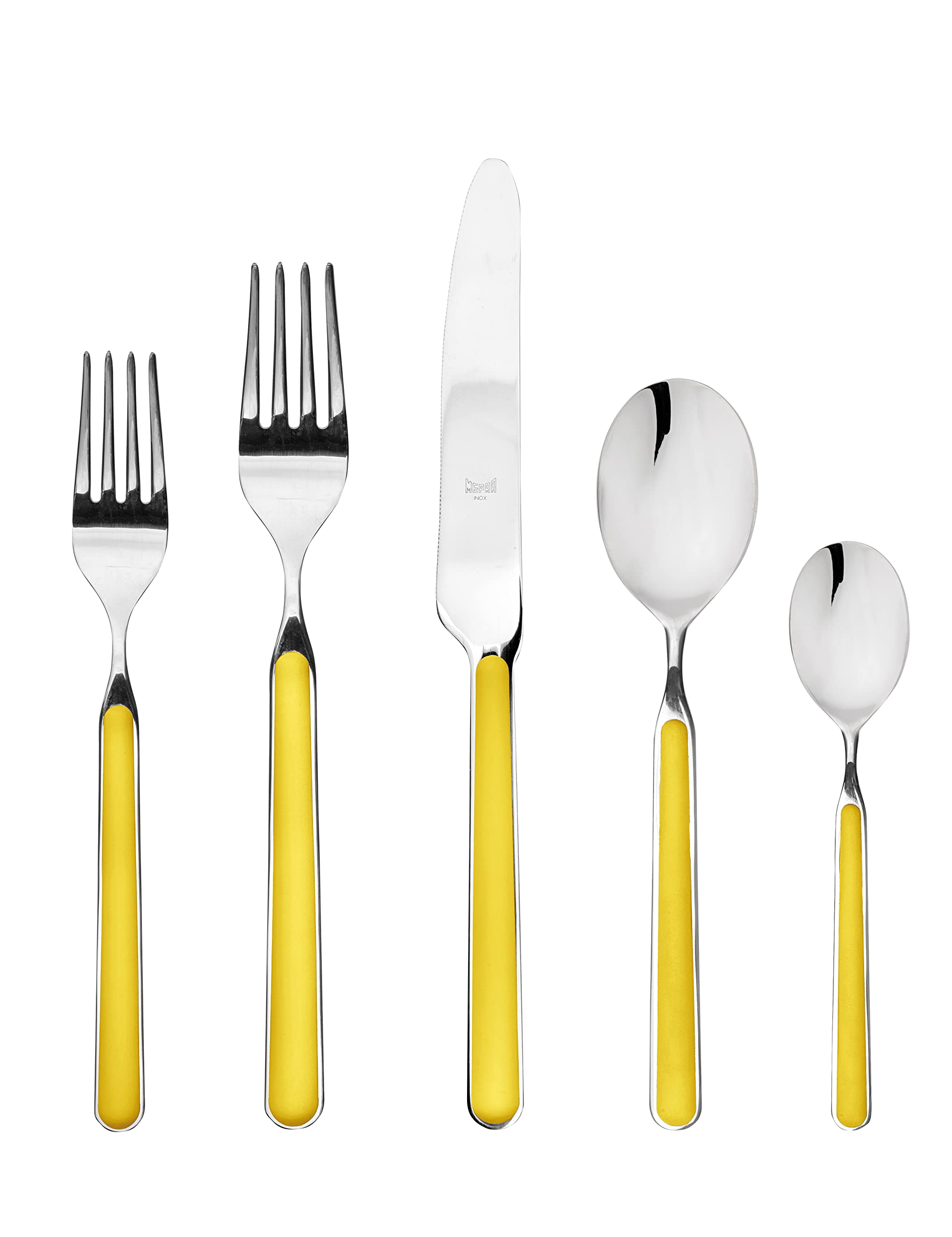 MEPRA Flatware Set, Yellow for sale | Las Vegas, NV | Nellis Auction