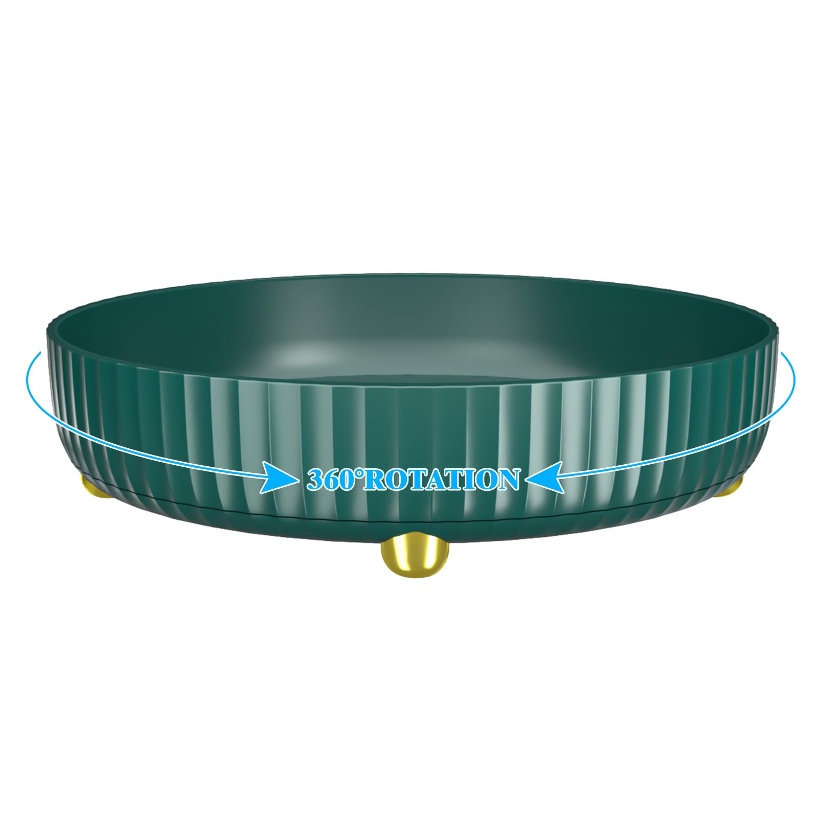 360° Rotating Storage Tray, Bathroom Organizers and Storage, Lazy Susan ...