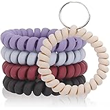 Amazon.com: BIHRTC 5PCS Spiral Keychain Bracelet Wrist Coil Stretch ...