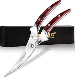 Amazon.com: SMTENG sharp Poultry Shears，Good Grips Spring Loaded ...