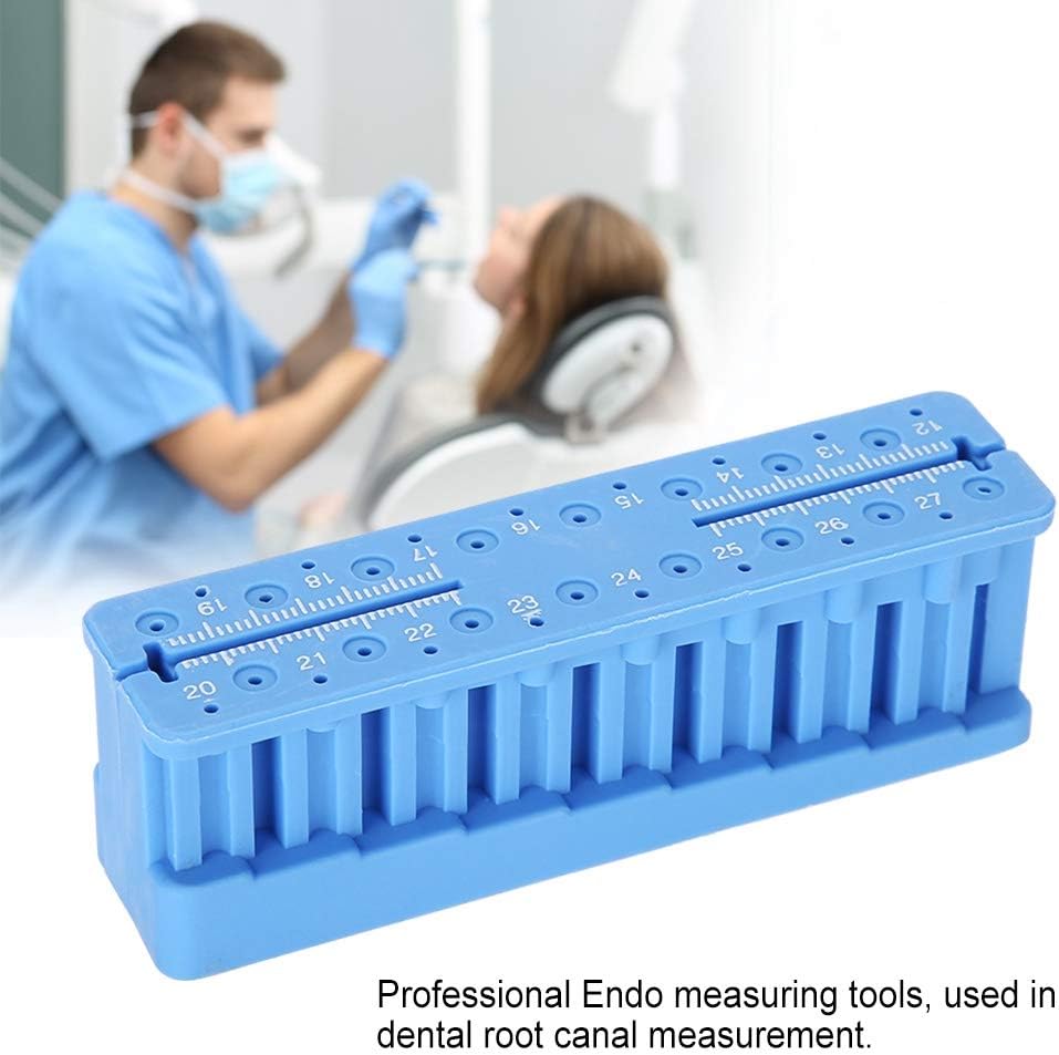 Blue Endodontic Endo Block Measuring Tools, Bur Block Holder Drills ...