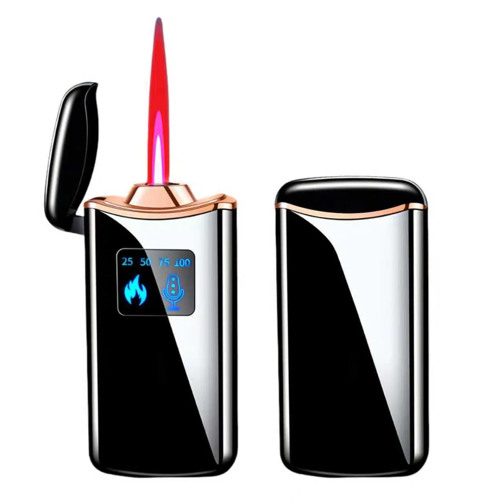 NINSI Smart Butane Lighter, Voice-Activated Sensor Torch Lighter with 4 ...