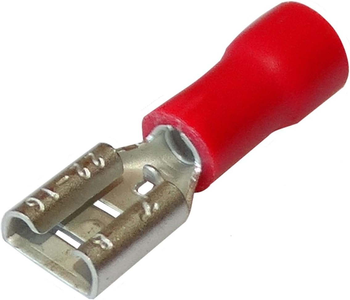 AERZETIX: 100x Female Flat 4.8mm 0.8mm Electrical Lugs, Cable Terminals ...