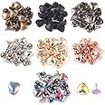Amazon.com: Mix Color Heart Shape Rivets - 10mm Metal Heart Rivet for ...