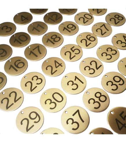 Number Stickers Small NapTags Numbered Vinyl Decals 1-25 - 1.5 Inch ...