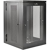 Amazon.com: Tripp Lite 4U Vertical Wall Mount Rack Enclosure Cabinet, Low Profile, Switch-Depth ...