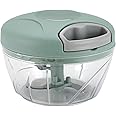Amazon.com: DOSMAMZ Hand Pull String Vegetable Chopper Food Processor ...