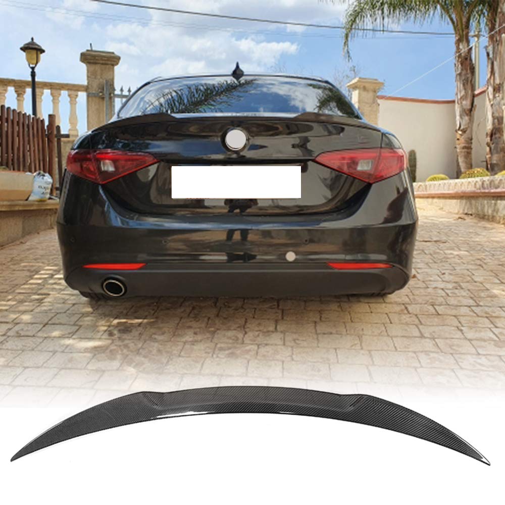 Buy MCARCAR KIT Carbon Fiber Trunk Spoiler Fits for Alfa Romeo Giulia ...